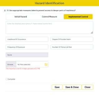 PUWER Risk Assessment Software